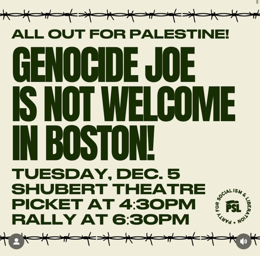 Hundreds Denounce American Aid to the Nazi regime Outside Genocide Joe ...